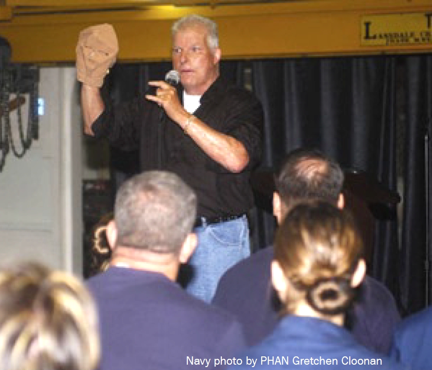 Remember Charlie, Motivational Speaker Visits Nimitz - Charlie ...